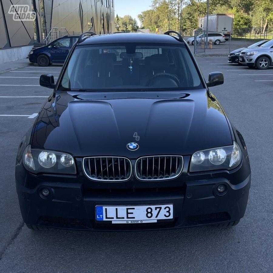 Melns BMW X3 2006 Šauļi, ar dzinēja tilpumu 3.00 L un nobraukumu 310 tūkst. km par 3500 €, foto 10 vietnē AUTOMOTO.COM.LV