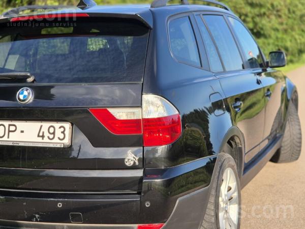 Black BMW X3 2006 in Riga, with an engine capacity of 2.00 L and mileage of 242 thousand km for 5100 €, photo 7 on AUTOMOTO.COM.LV