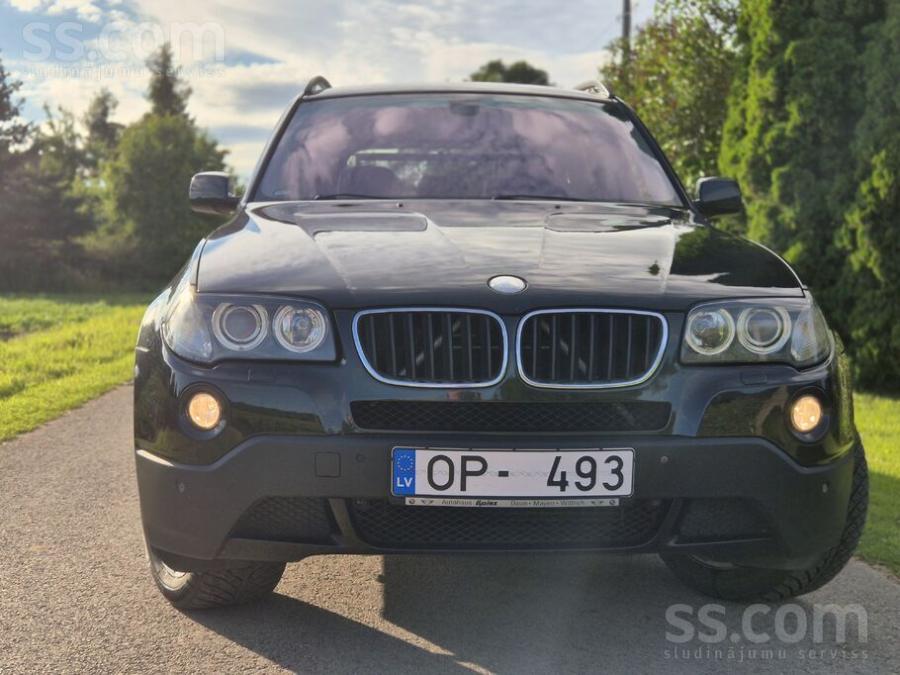 Black BMW X3 2006 in Riga, with an engine capacity of 2.00 L and mileage of 242 thousand km for 5100 €, photo 3 on AUTOMOTO.COM.LV