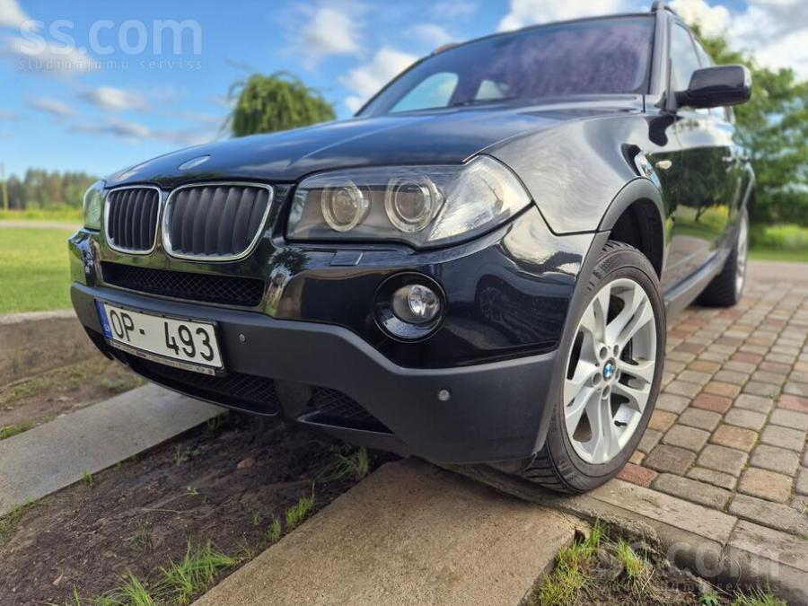 Black BMW X3 2006 in Riga, with an engine capacity of 2.00 L and mileage of 242 thousand km for 5100 €, photo 4 on AUTOMOTO.COM.LV