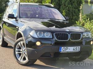 Black BMW X3 2006 in Riga, with an engine capacity of 2.00 L and mileage of 242 thousand km for 5100 €, photo 6 on AUTOMOTO.COM.LV