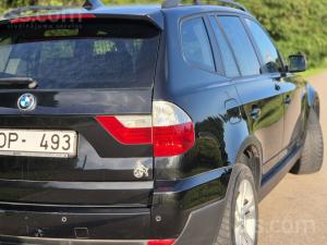 Black BMW X3 2006 in Riga, with an engine capacity of 2.00 L and mileage of 242 thousand km for 5100 €, photo 8 on AUTOMOTO.COM.LV
