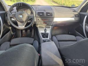 Black BMW X3 2006 in Riga, with an engine capacity of 2.00 L and mileage of 242 thousand km for 5100 €, photo 13 on AUTOMOTO.COM.LV
