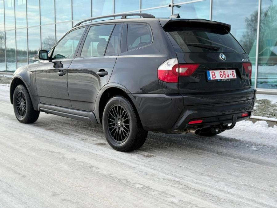 Black BMW X3 2006 in Riga, with an engine capacity of 2.00 L and mileage of 396 thousand km for 4800 €, photo 17 on AUTOMOTO.COM.LV