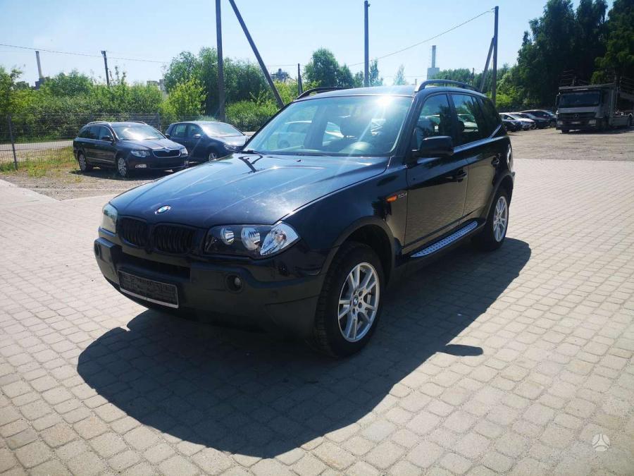 Melns BMW X3 2006 Radviliškis, ar dzinēja tilpumu 2.00 L un nobraukumu 188 tūkst. km par 3950 €, foto 1 vietnē AUTOMOTO.COM.LV