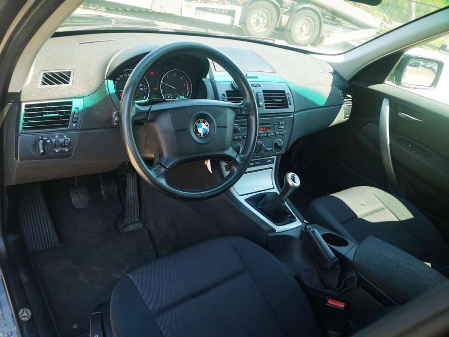 Melns BMW X3 2006 Radviliškis, ar dzinēja tilpumu 2.00 L un nobraukumu 188 tūkst. km par 3950 €, foto 11 vietnē AUTOMOTO.COM.LV