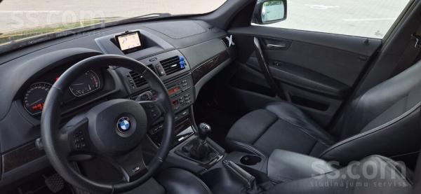 Black BMW X3 2006 in Jekabpils, with an engine capacity of 3.00 L and mileage of 356 thousand km for 5950 €, photo 4 on AUTOMOTO.COM.LV