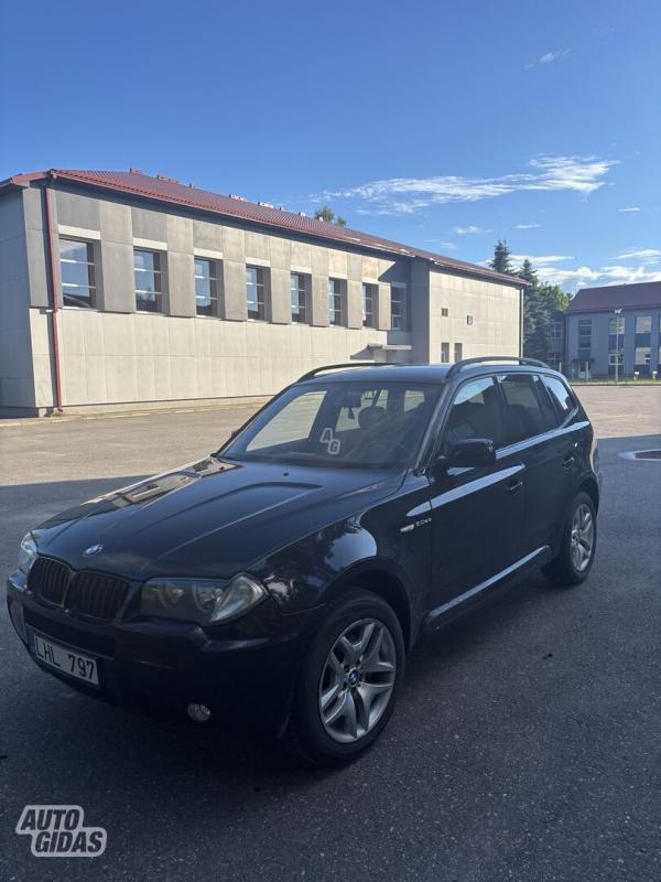 Melns BMW X3 2006 Viļņa, ar dzinēja tilpumu 3.00 L un nobraukumu 334 tūkst. km par 5000 €, foto 1 vietnē AUTOMOTO.COM.LV