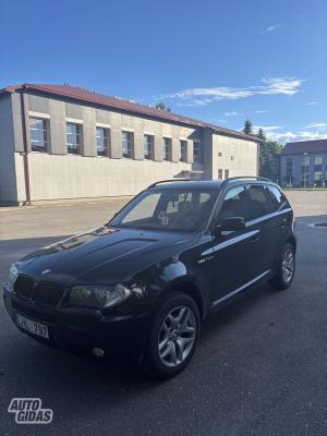 Melns BMW X3 2006 Viļņa, ar dzinēja tilpumu 3.00 L un nobraukumu 334 tūkst. km par 5000 €, foto  vietnē AUTOMOTO.COM.LV