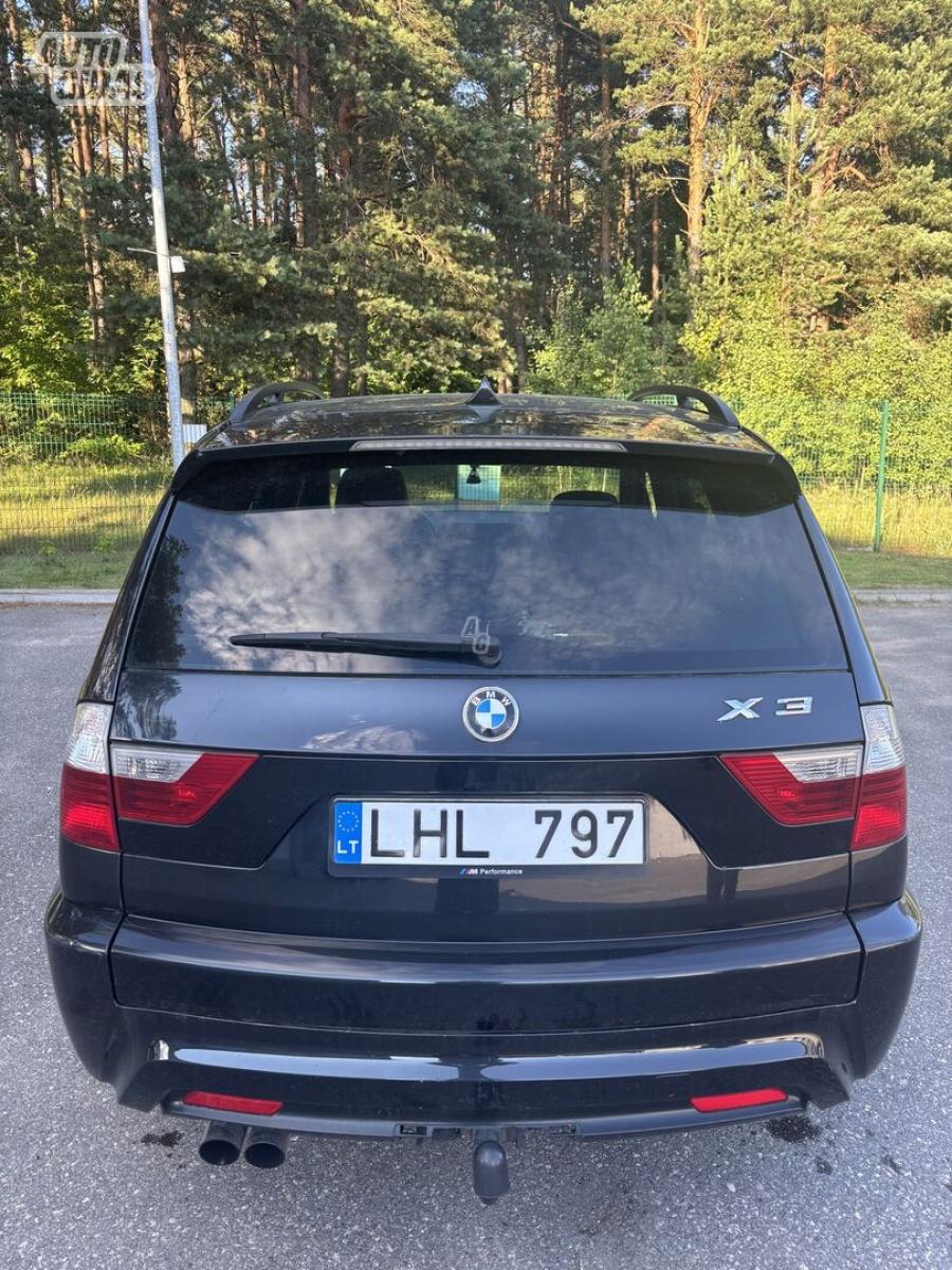 Black BMW X3 2006 in Vilnius, with an engine capacity of 3.00 L and mileage of 334 thousand km for 5000 €, photo 5 on AUTOMOTO.COM.LV
