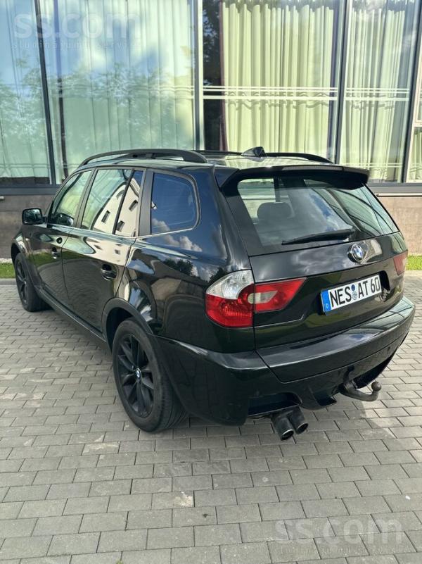 Black BMW X3 2006 in Balvi, with an engine capacity of 3.00 L and mileage of 300 thousand km for 4499 €, photo 4 on AUTOMOTO.COM.LV