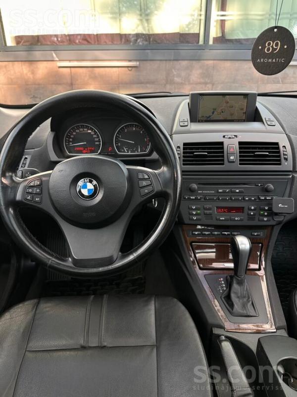 Black BMW X3 2006 in Balvi, with an engine capacity of 3.00 L and mileage of 300 thousand km for 4499 €, photo 7 on AUTOMOTO.COM.LV