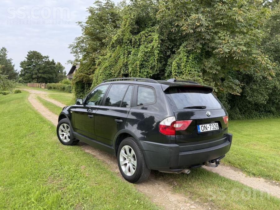 Black BMW X3 2006 in Aizkraukle, with an engine capacity of 2.00 L and mileage of 420 thousand km for 4750 €, photo 4 on AUTOMOTO.COM.LV