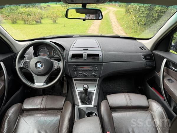 Black BMW X3 2006 in Aizkraukle, with an engine capacity of 2.00 L and mileage of 420 thousand km for 4750 €, photo 5 on AUTOMOTO.COM.LV