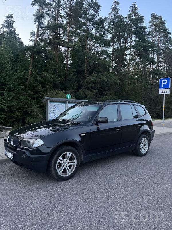 Black BMW X3 2006 in Jekabpils, with an engine capacity of 2.00 L and mileage of 305 thousand km for 2500 €, photo 1 on AUTOMOTO.COM.LV