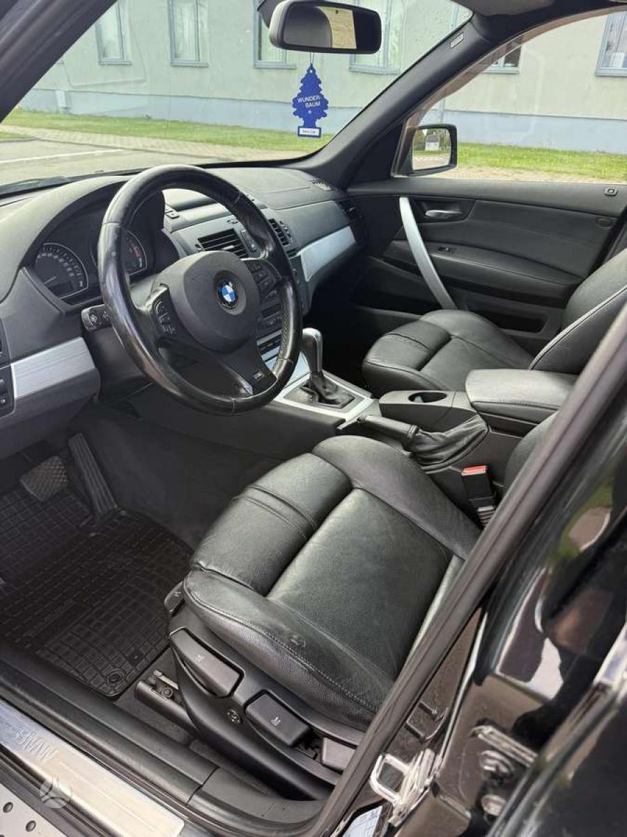 Melns BMW X3 2006 Trakai, ar dzinēja tilpumu 2.99 L un nobraukumu 279 tūkst. km par 3750 €, foto 10 vietnē AUTOMOTO.COM.LV
