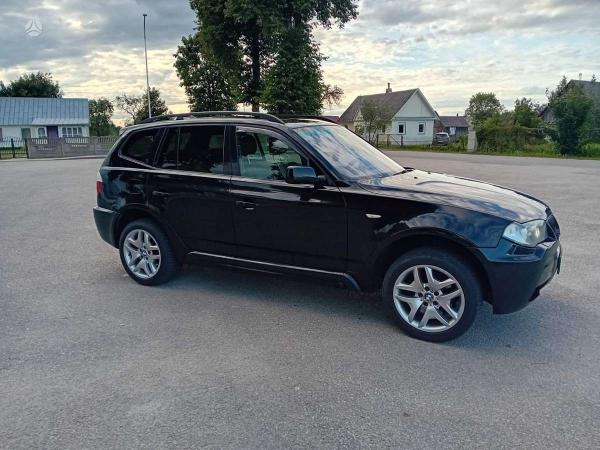 Melns BMW X3 2006 Viļņa, ar dzinēja tilpumu 3.00 L un nobraukumu 400 tūkst. km par 4700 €, foto 4 vietnē AUTOMOTO.COM.LV