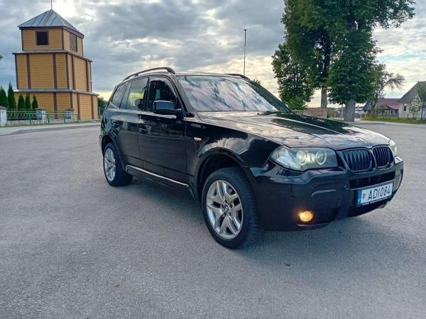 Melns BMW X3 2006 Viļņa, ar dzinēja tilpumu 3.00 L un nobraukumu 400 tūkst. km par 4700 €, foto 7 vietnē AUTOMOTO.COM.LV