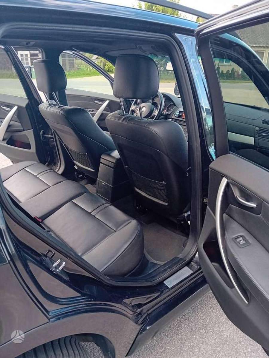 Melns BMW X3 2006 Viļņa, ar dzinēja tilpumu 3.00 L un nobraukumu 400 tūkst. km par 4700 €, foto 12 vietnē AUTOMOTO.COM.LV