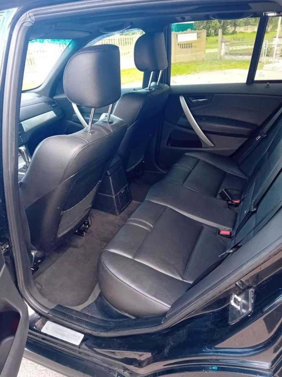 Melns BMW X3 2006 Viļņa, ar dzinēja tilpumu 3.00 L un nobraukumu 400 tūkst. km par 4700 €, foto 14 vietnē AUTOMOTO.COM.LV