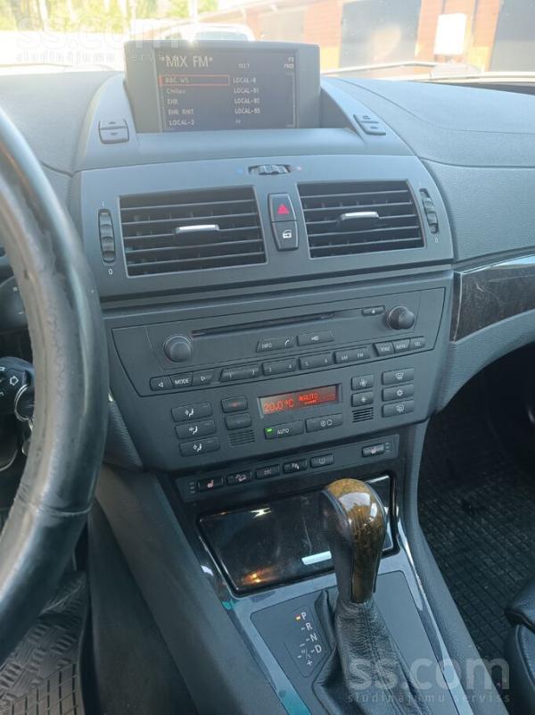Melns BMW X3 2006 Rīga, ar dzinēja tilpumu 3.00 L un nobraukumu 257 tūkst. km par 3499 €, foto 8 vietnē AUTOMOTO.COM.LV