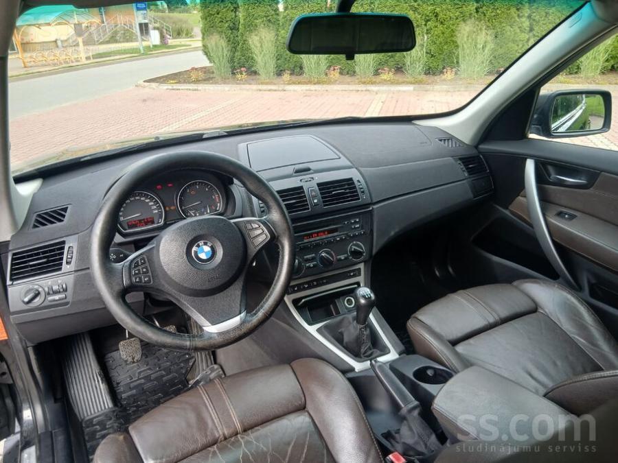 Черный БМВ Х3 2006 в Гулбене, объемом двигателя 2.00 л и пробегом 428 тыс. км за 4695 €, фото 7 на AUTOMOTO.COM.LV