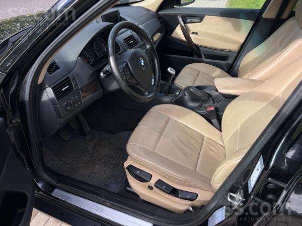 Melns BMW X3 2006 Limbaži, ar dzinēja tilpumu 2.00 L un nobraukumu 334 tūkst. km par 3350 €, foto 9 vietnē AUTOMOTO.COM.LV