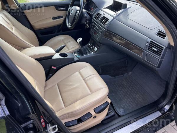 Melns BMW X3 2006 Limbaži, ar dzinēja tilpumu 2.00 L un nobraukumu 334 tūkst. km par 3350 €, foto 11 vietnē AUTOMOTO.COM.LV
