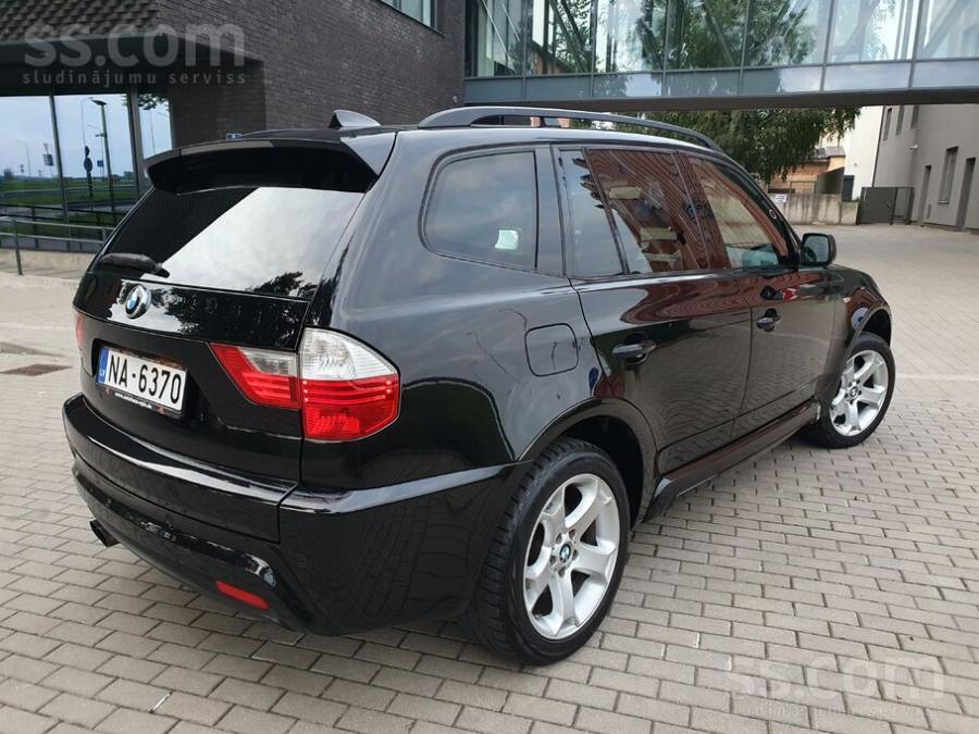 Melns BMW X3 2006 Daugavpils, ar dzinēja tilpumu 3.00 L un nobraukumu 0 tūkst. km par 5350 €, foto 4 vietnē AUTOMOTO.COM.LV