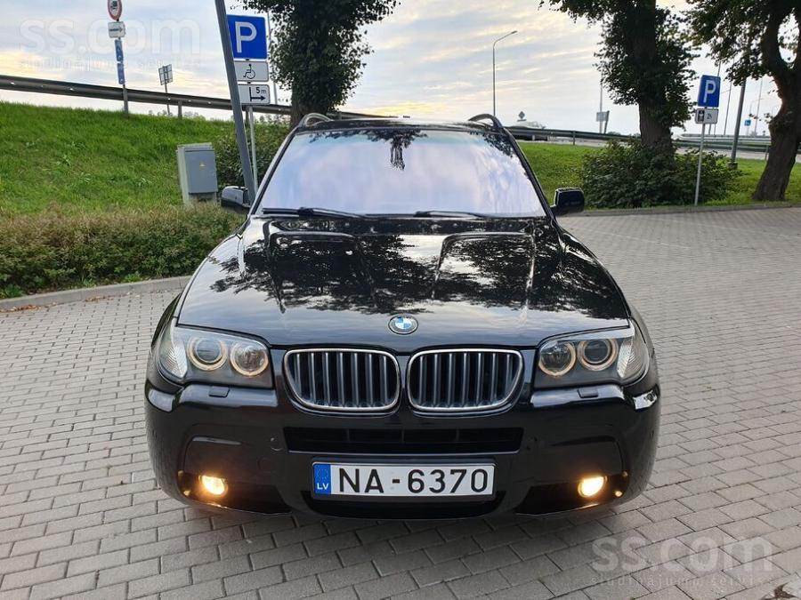 Melns BMW X3 2006 Daugavpils, ar dzinēja tilpumu 3.00 L un nobraukumu 0 tūkst. km par 5350 €, foto 7 vietnē AUTOMOTO.COM.LV