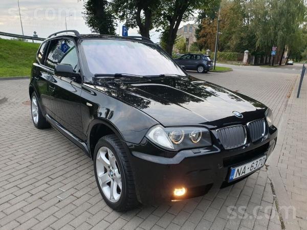 Melns BMW X3 2006 Daugavpils, ar dzinēja tilpumu 3.00 L un nobraukumu 0 tūkst. km par 5350 €, foto 8 vietnē AUTOMOTO.COM.LV