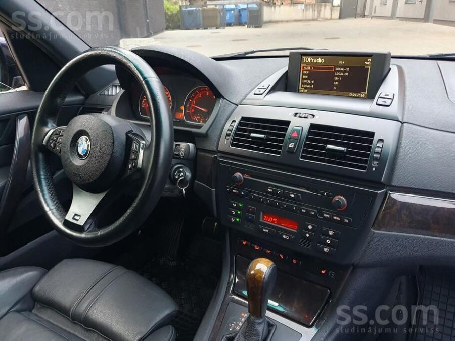 Melns BMW X3 2006 Daugavpils, ar dzinēja tilpumu 3.00 L un nobraukumu 0 tūkst. km par 5350 €, foto 23 vietnē AUTOMOTO.COM.LV