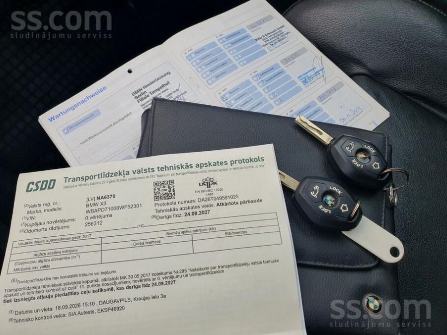 Melns BMW X3 2006 Daugavpils, ar dzinēja tilpumu 3.00 L un nobraukumu 0 tūkst. km par 5350 €, foto 32 vietnē AUTOMOTO.COM.LV
