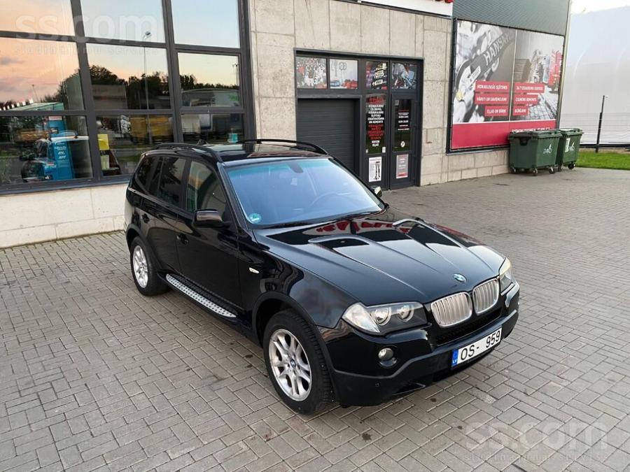 Melns BMW X3 2006 Cēsis, ar dzinēja tilpumu 2.00 L un nobraukumu 262 tūkst. km par 5999 €, foto 5 vietnē AUTOMOTO.COM.LV