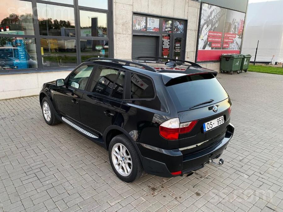 Melns BMW X3 2006 Cēsis, ar dzinēja tilpumu 2.00 L un nobraukumu 262 tūkst. km par 5999 €, foto 8 vietnē AUTOMOTO.COM.LV