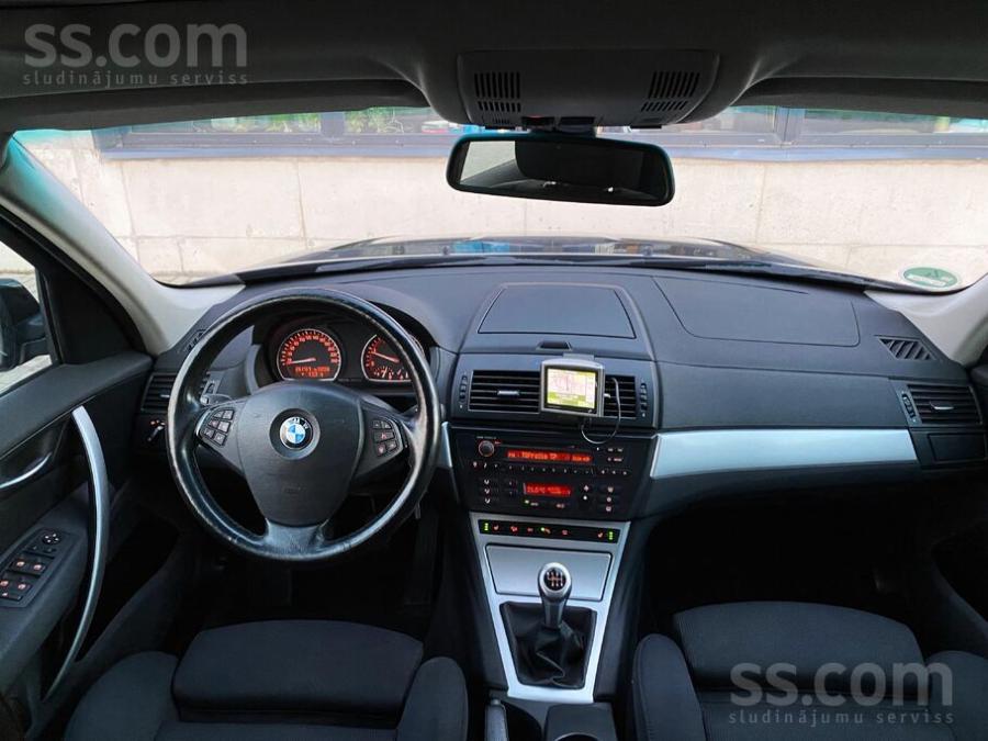Melns BMW X3 2006 Cēsis, ar dzinēja tilpumu 2.00 L un nobraukumu 262 tūkst. km par 5999 €, foto 14 vietnē AUTOMOTO.COM.LV