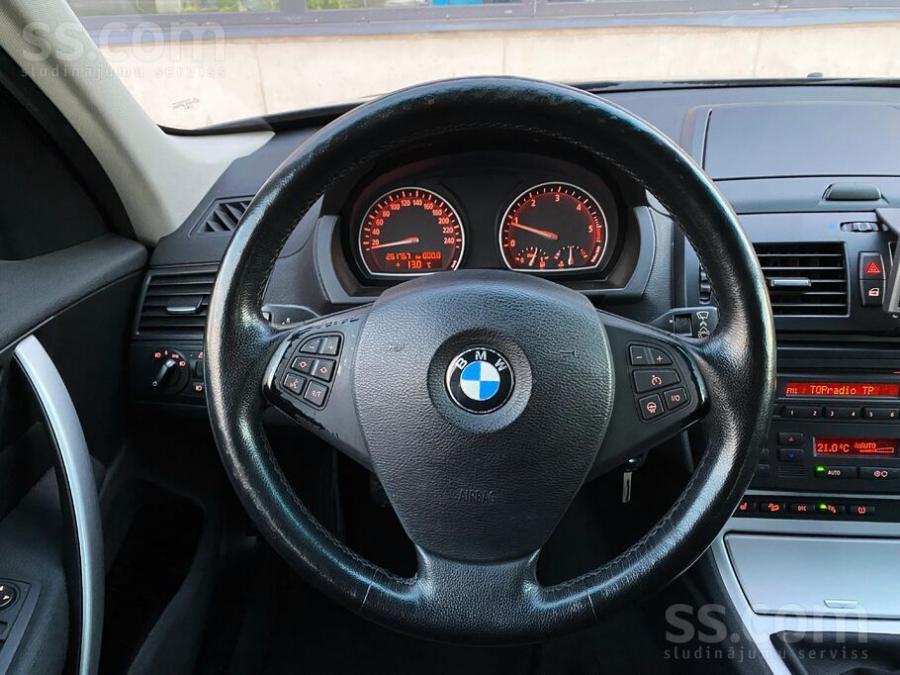 Melns BMW X3 2006 Cēsis, ar dzinēja tilpumu 2.00 L un nobraukumu 262 tūkst. km par 5999 €, foto 15 vietnē AUTOMOTO.COM.LV