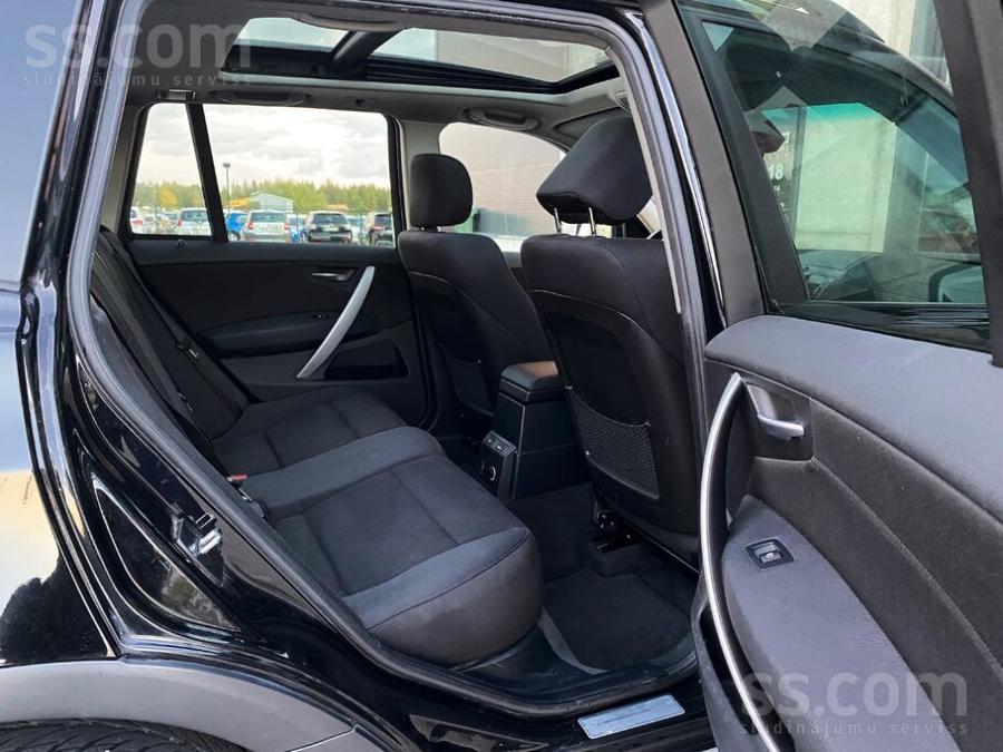 Melns BMW X3 2006 Cēsis, ar dzinēja tilpumu 2.00 L un nobraukumu 262 tūkst. km par 5999 €, foto 25 vietnē AUTOMOTO.COM.LV