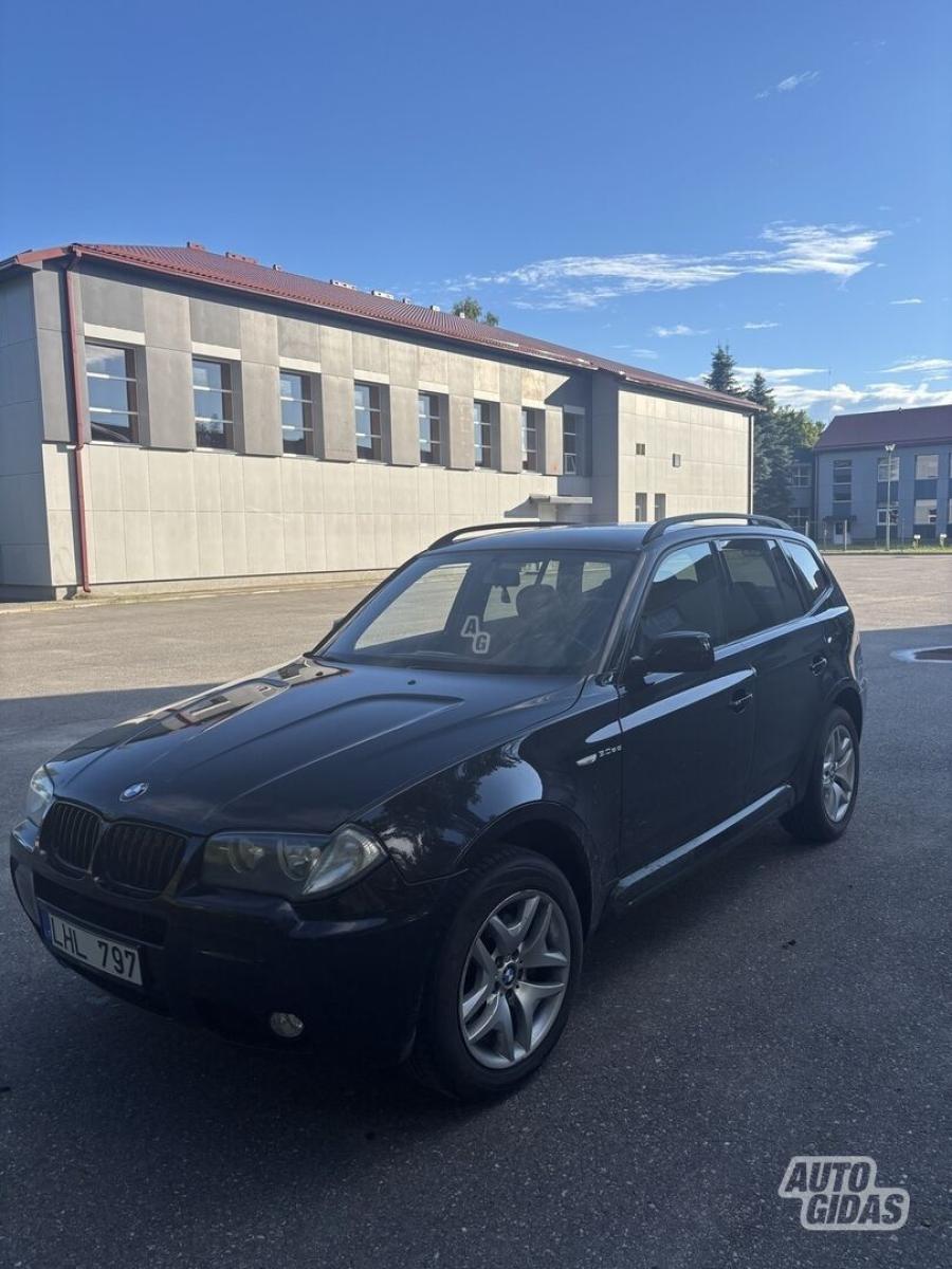 Melns BMW X3 2006 Trakai, ar dzinēja tilpumu 3.00 L un nobraukumu 334 tūkst. km par 2900 €, foto 1 vietnē AUTOMOTO.COM.LV