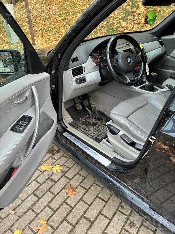 Melns BMW X3 2006 Rēzekne, ar dzinēja tilpumu 3.00 L un nobraukumu 0 tūkst. km par 6500 €, foto 7 vietnē AUTOMOTO.COM.LV