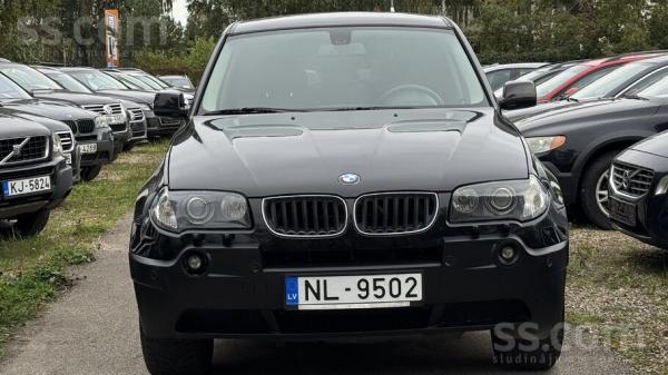 Melns BMW X3 2006 Rīga, ar dzinēja tilpumu 2.00 L un nobraukumu 309 tūkst. km par 2650 €, foto 1 vietnē AUTOMOTO.COM.LV