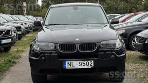 Black BMW X3 2006 in Riga, with an engine capacity of 2.00 L and mileage of 309 thousand km for 2650 €, photo 1 on AUTOMOTO.COM.LV