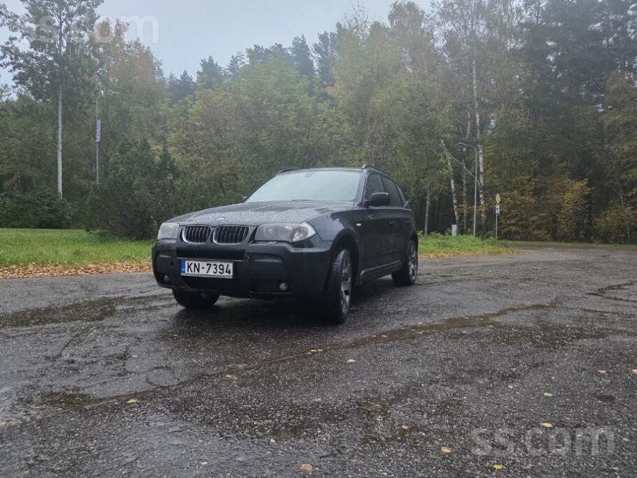 Melns BMW X3 2006 Rīga, ar dzinēja tilpumu 3.00 L un nobraukumu 410 tūkst. km par 3500 €, foto 1 vietnē AUTOMOTO.COM.LV