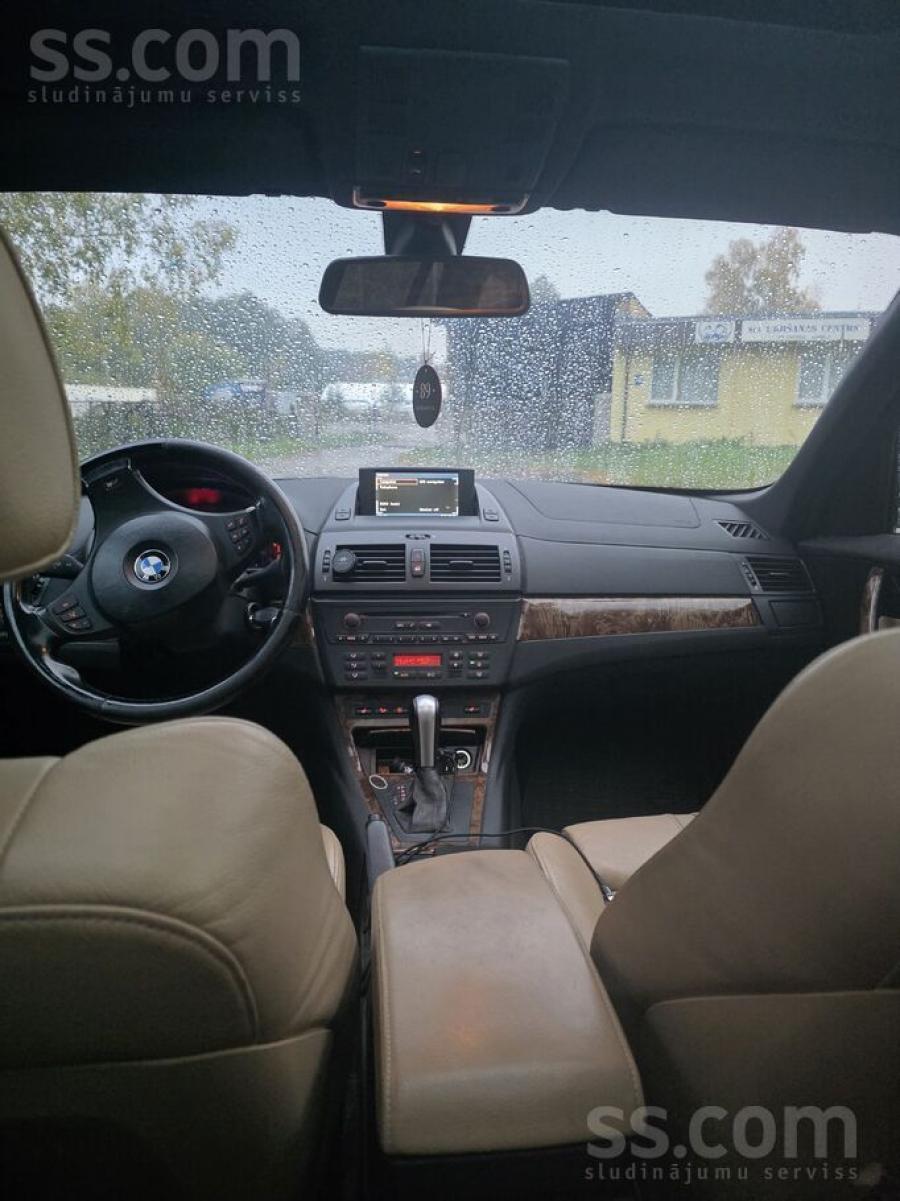 Melns BMW X3 2006 Rīga, ar dzinēja tilpumu 3.00 L un nobraukumu 410 tūkst. km par 3500 €, foto 7 vietnē AUTOMOTO.COM.LV