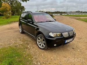Melns BMW X3 2006 Rīga, ar dzinēja tilpumu 3.00 L un nobraukumu 363 tūkst. km par 5350 €, foto  vietnē AUTOMOTO.COM.LV