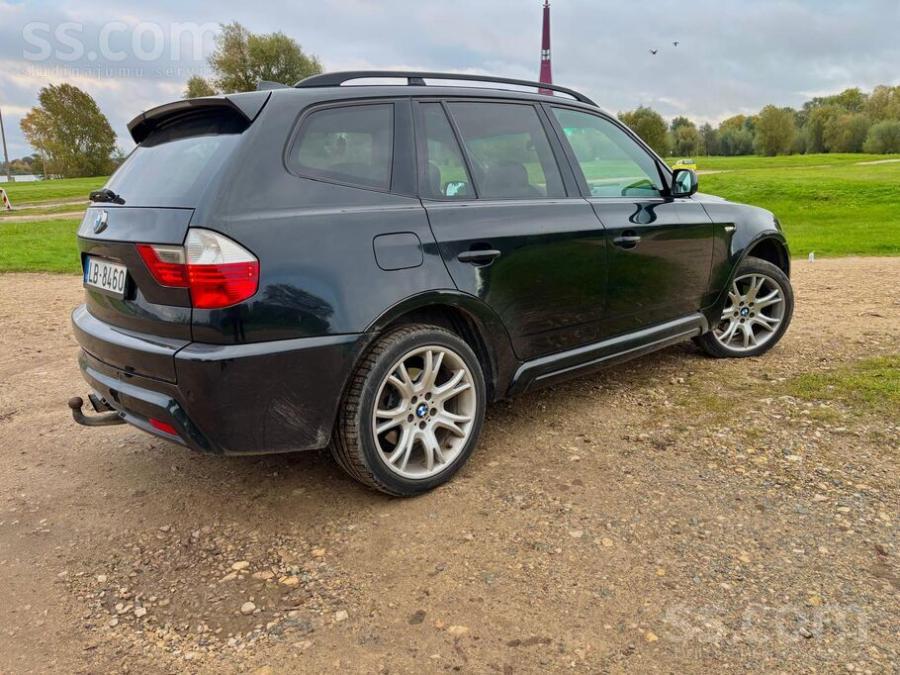 Melns BMW X3 2006 Rīga, ar dzinēja tilpumu 3.00 L un nobraukumu 363 tūkst. km par 5350 €, foto 6 vietnē AUTOMOTO.COM.LV