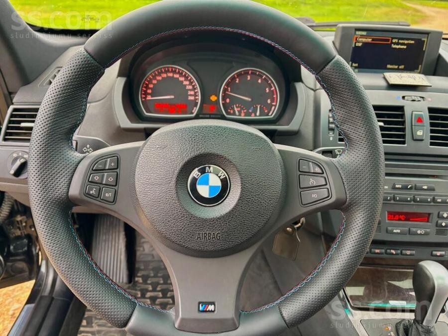 Melns BMW X3 2006 Rīga, ar dzinēja tilpumu 3.00 L un nobraukumu 363 tūkst. km par 5350 €, foto 13 vietnē AUTOMOTO.COM.LV