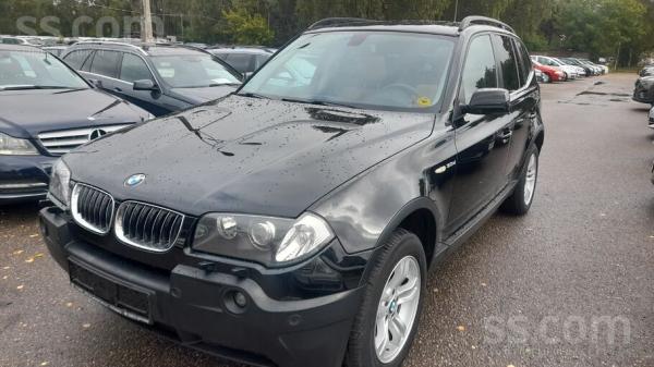 Black BMW X3 2006 in Riga, with an engine capacity of 3.00 L and mileage of 280 thousand km for 4800 €, photo 6 on AUTOMOTO.COM.LV