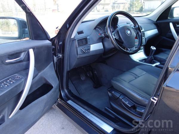 Melns BMW X3 2007 Rīga, ar dzinēja tilpumu 2.00 L un nobraukumu 0 tūkst. km par 5150 €, foto 5 vietnē AUTOMOTO.COM.LV