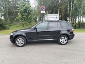 Black BMW X3 2007 in Riga, with an engine capacity of 2.00 L and mileage of 240 thousand km for 4800 €, photo 2 on AUTOMOTO.COM.LV